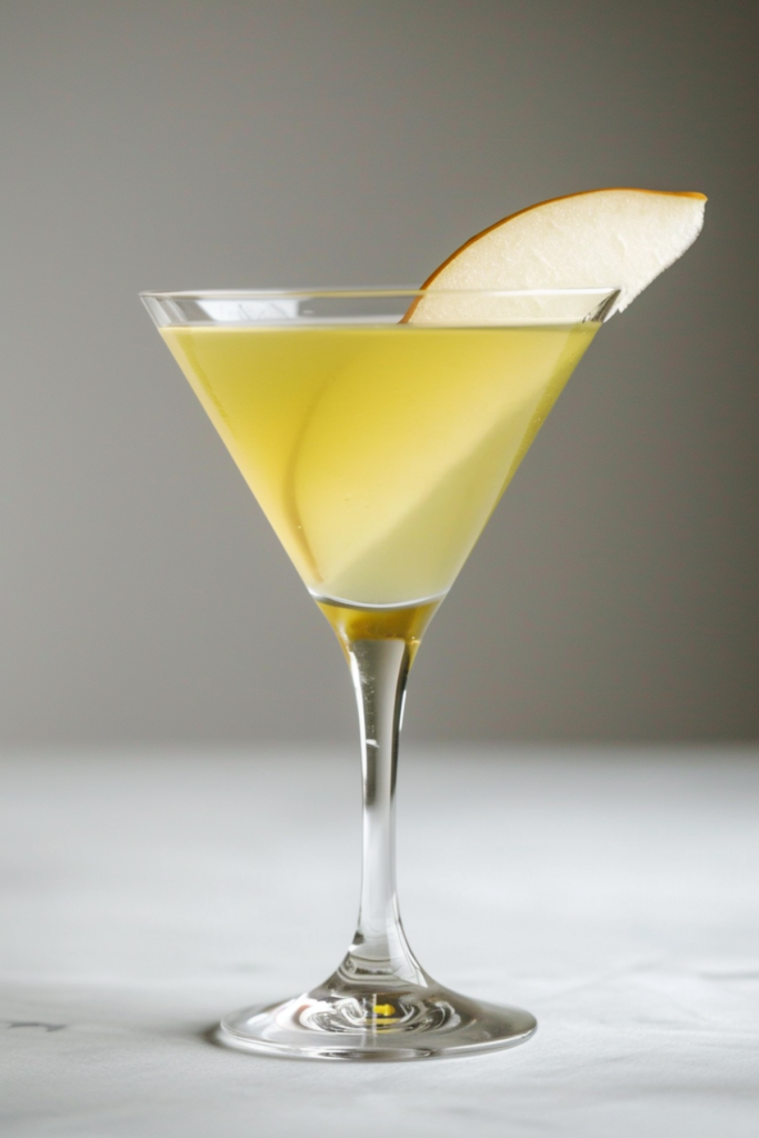 Asian Pear Martini with Sake