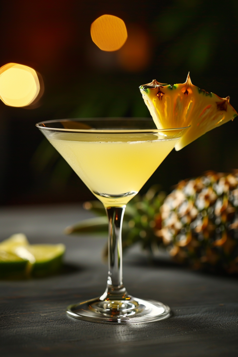 Pineapple Sake-tini