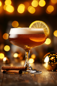 Cinnamon Maple Whiskey Sour