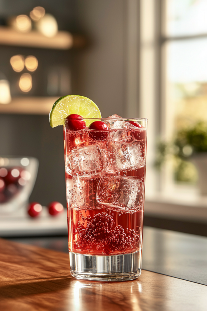 Vodka Cranberry Fizz